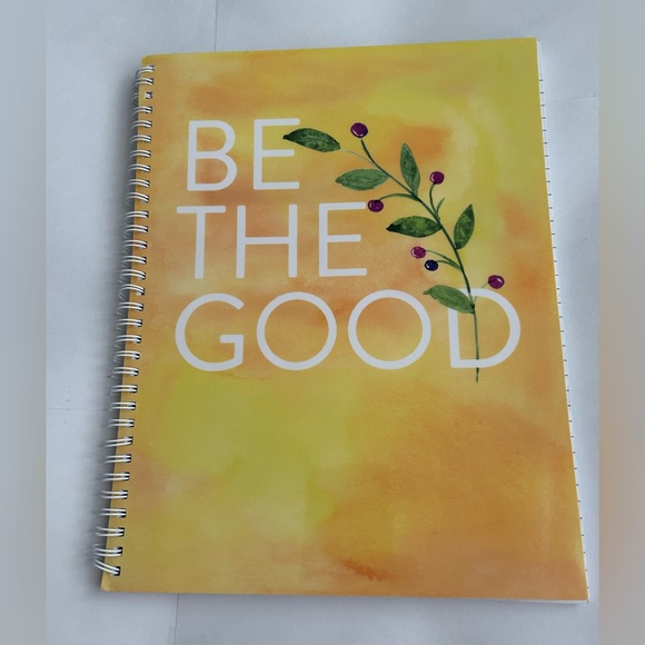 Unbranded | Office | New Yellow Spiral Notebook Be The Good 1 X 8 12 ...